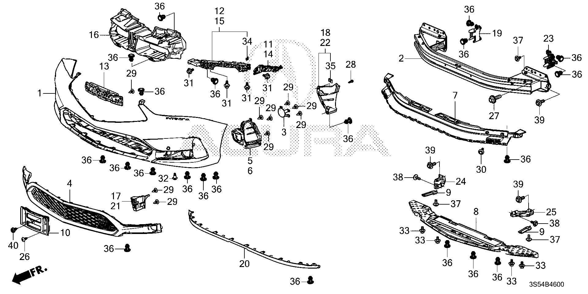 Bumper Acura MDX | DreamShop